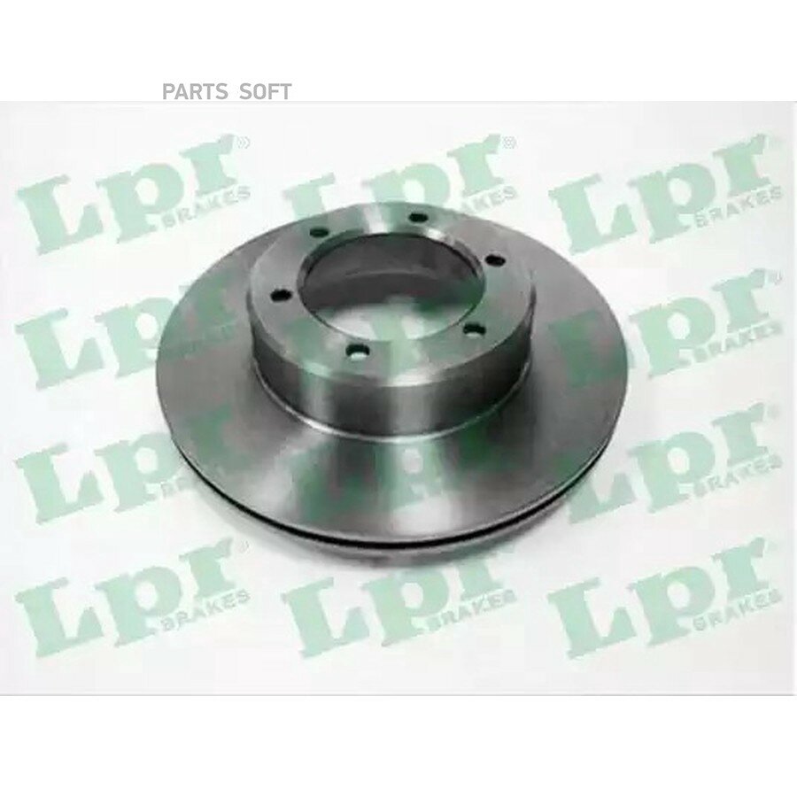 LPR T2481V Диск тормозной GREAT WALL SAFE 02-/TOYOTA 4 RUNNER 87-95/HILUX 92- передний