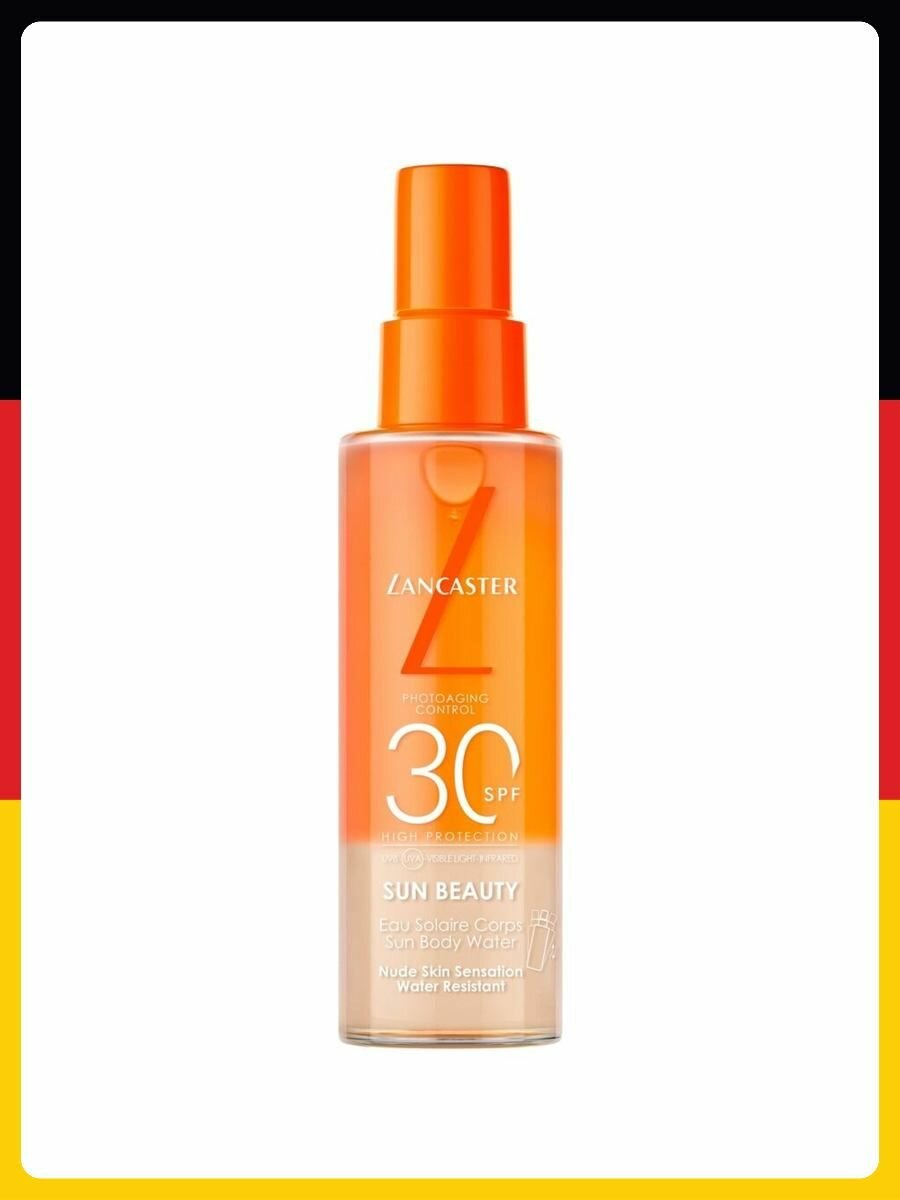 Солнцезащитный спрей Lancaster Sun Beauty Sun Protection Water SPF30, 100 мл