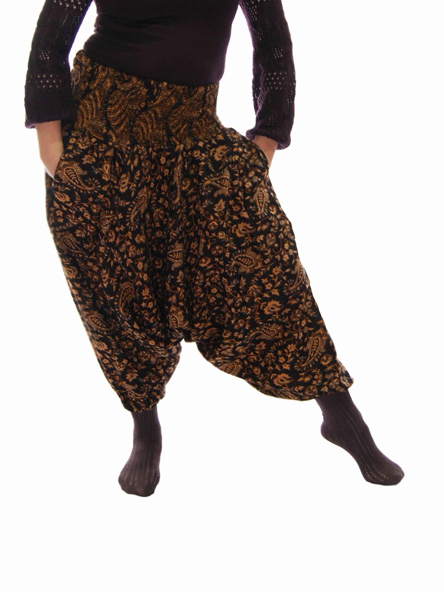 Брюки утеплённые шаровары Алладины