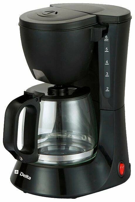 Кофеварка электрическая DL-8153 черная