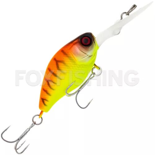 Воблер Jackall Chubby 38мм. DD 4,7гр. до 2,4м. tropical mat tiger floating