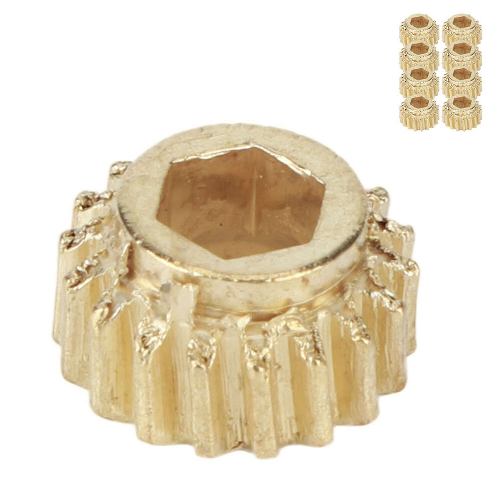 Гитарные колки OpenGear, шестеренки, шестигранные, универсальные, монтажные колышки, инструмент для музыкальных инструментов (золотистый, 9 шт.)