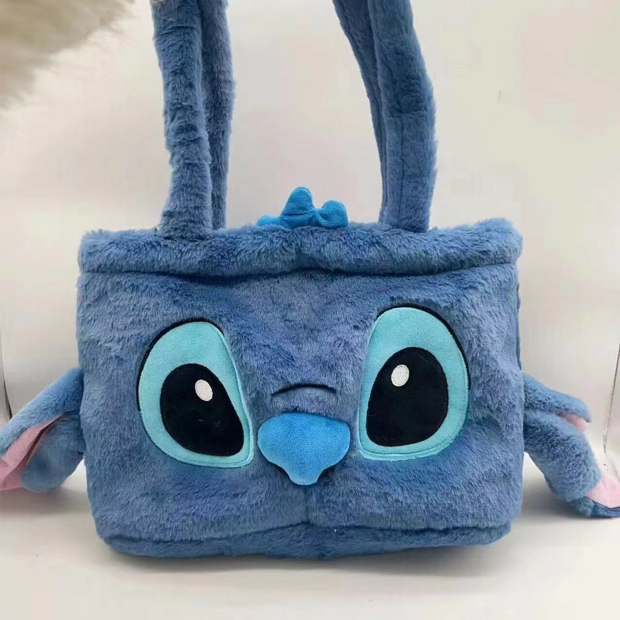 Короткий плюшевый рюкзак-сумка Stitch Series
