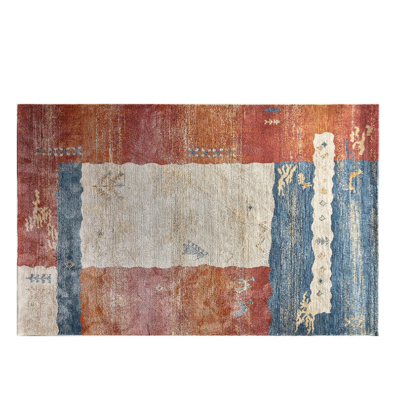 Ковер для гостиной, в этническом стиле, Тарьера, голубой, 140х200 см