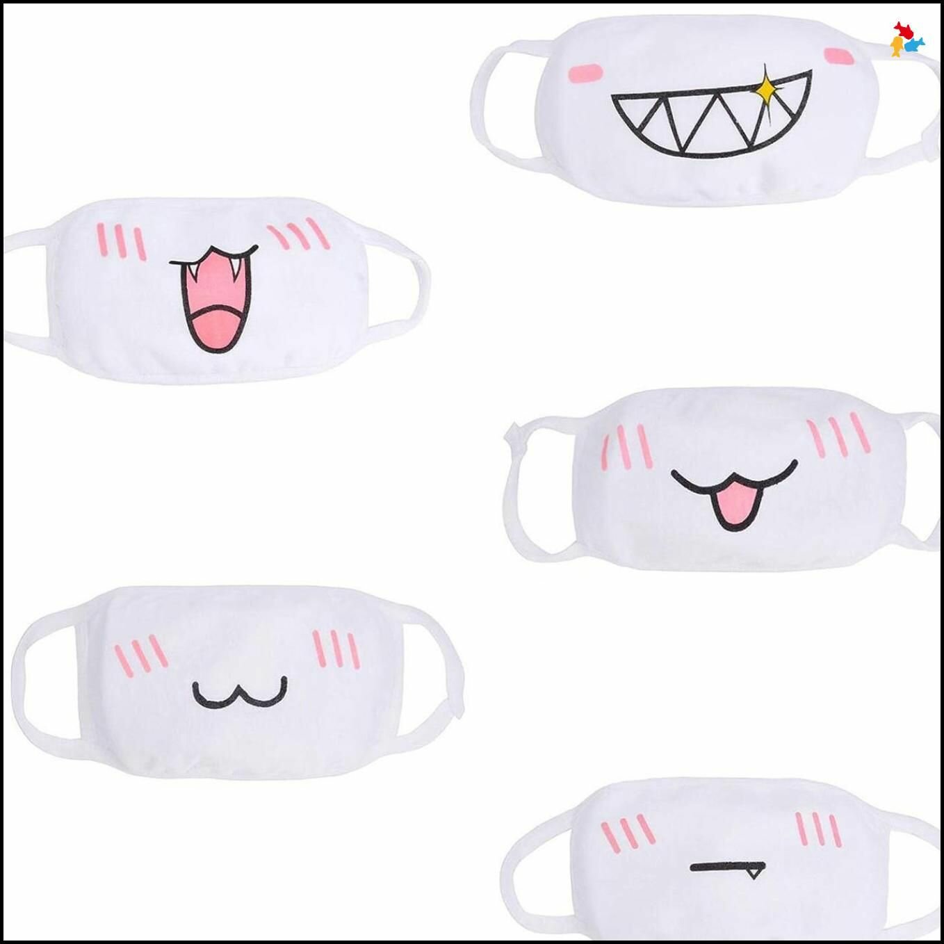 Многоразовая маска для лица в стиле аниме-KAWAKAWA G