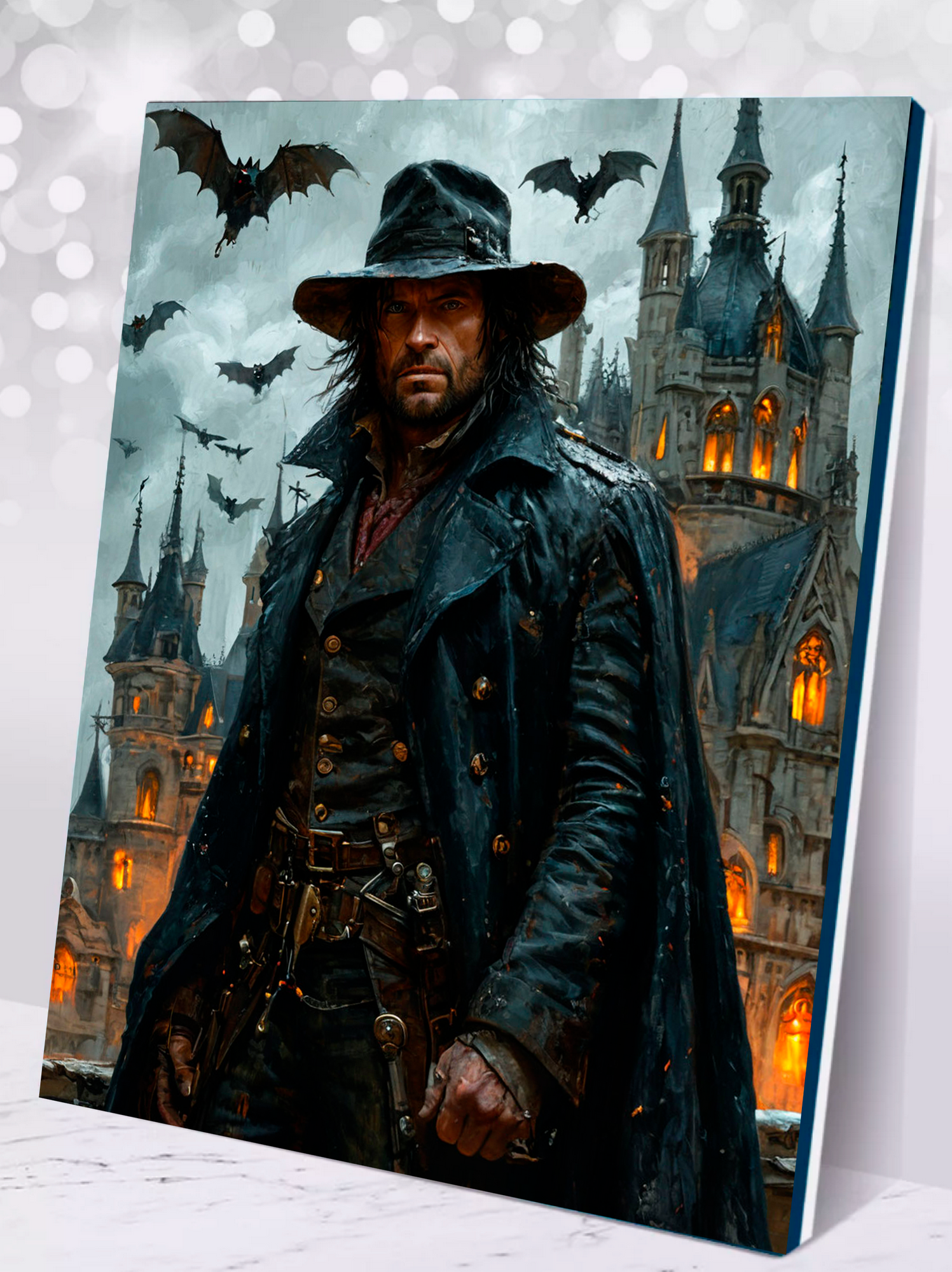 Картина на стену для интерьера "Ван Хельсинг" 40х50 см, холст на подрамнике, InterToys