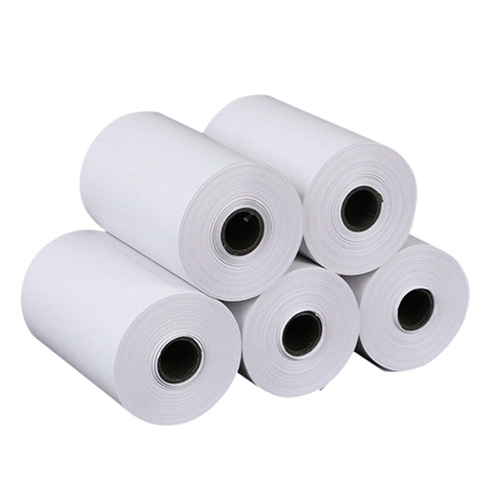 Thermal Paper Roll 57*25mm Wrong Questions Notes Printing Papers for Portable Mini Photo Printer 5 Rolls