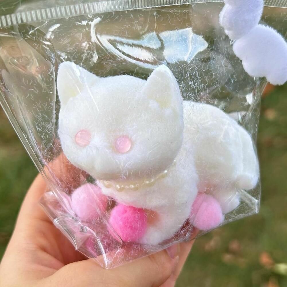 Сквиш кошка / Игрушка антистресс кот / Котик таба для девочек большой