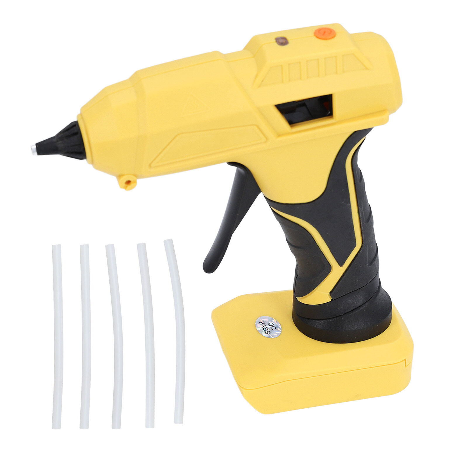 Беспроводной клеевой пистолет с 5 клеевыми стержнями, компактный пистолет для термоклея DCB180 DCB200 DCB201 DCB203 DCB203BT DCB204 DCB206, работающий от аккумулятора.
