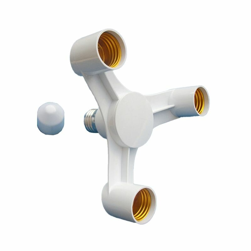 3In1 E27 - Расширенная светодиодная лампа Патрон разветвителя Держатель адаптера Высокое качество для фотостудии