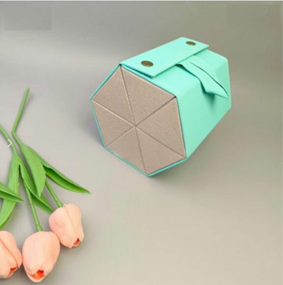 Чехол для очков. Футляр, органайзер для хранения очков подвесной, складной. Голубой