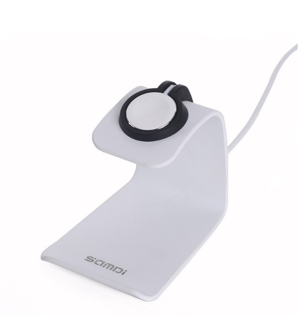 Подставка для зарядного устройства док-станция подставка MyPads для умных смарт-часов Apple Watch/ Apple Watch Series 2 алюминиевая, белая