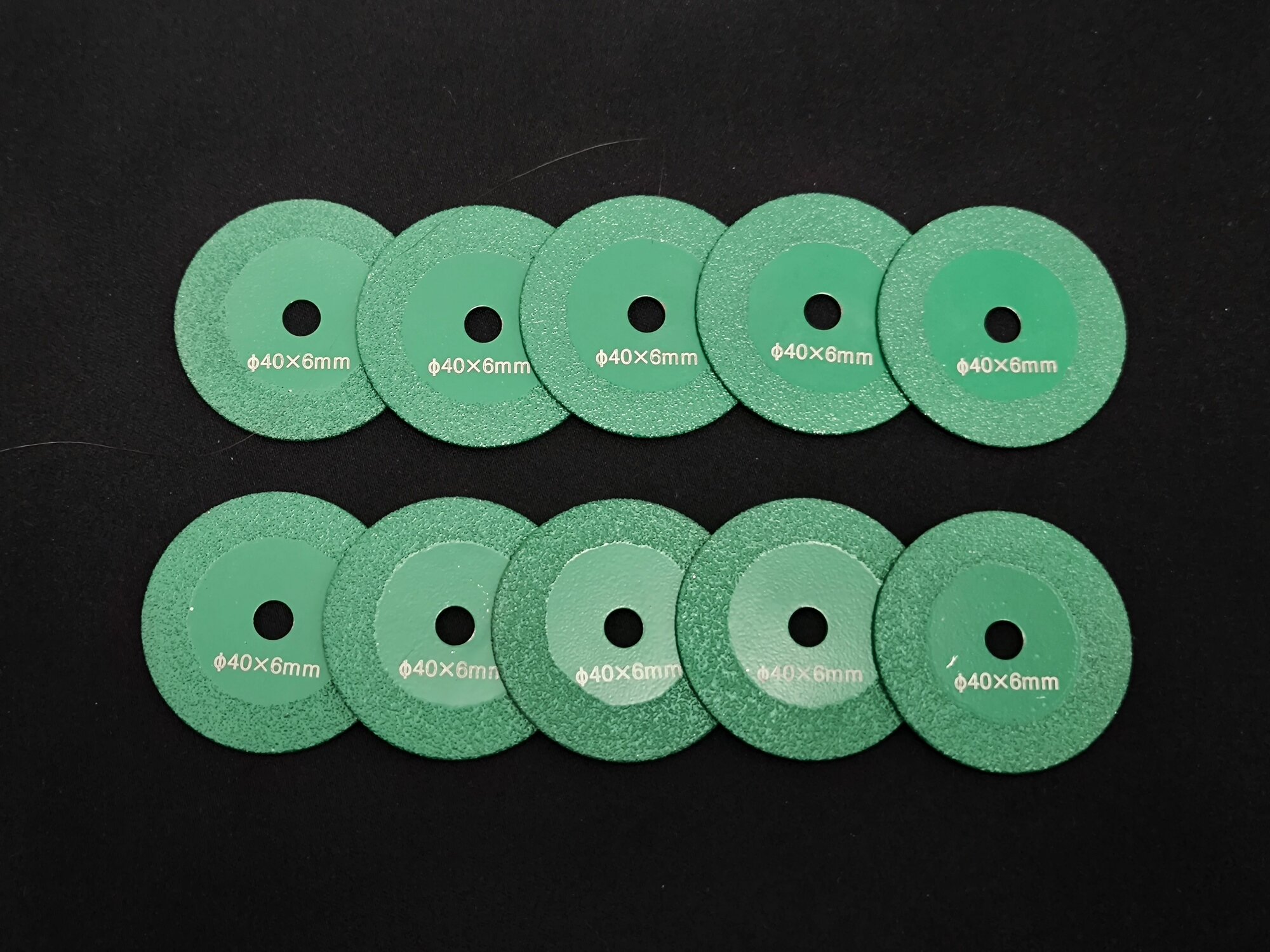Набор дисков алмазных для гравера вакуумной пайки 10 шт 40 мм