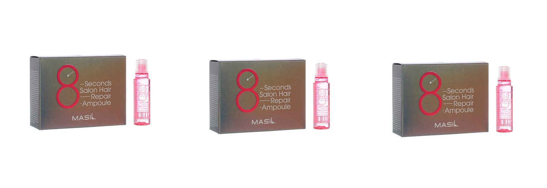 Сыворотка Masil для волос 8 SECONDS SALON HAIR REPAIR AMPOULE, 15мл*10шт , 3 шт