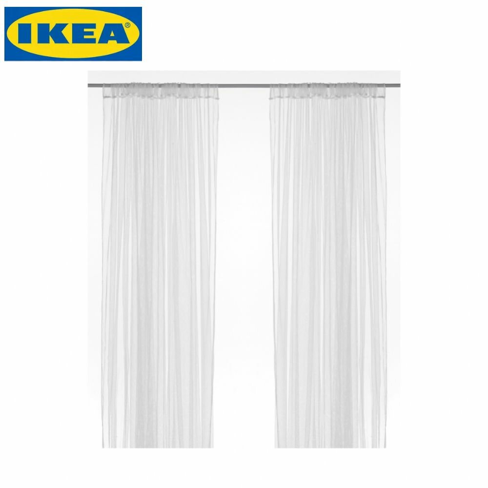 IKEA Штора 280х250 см белый