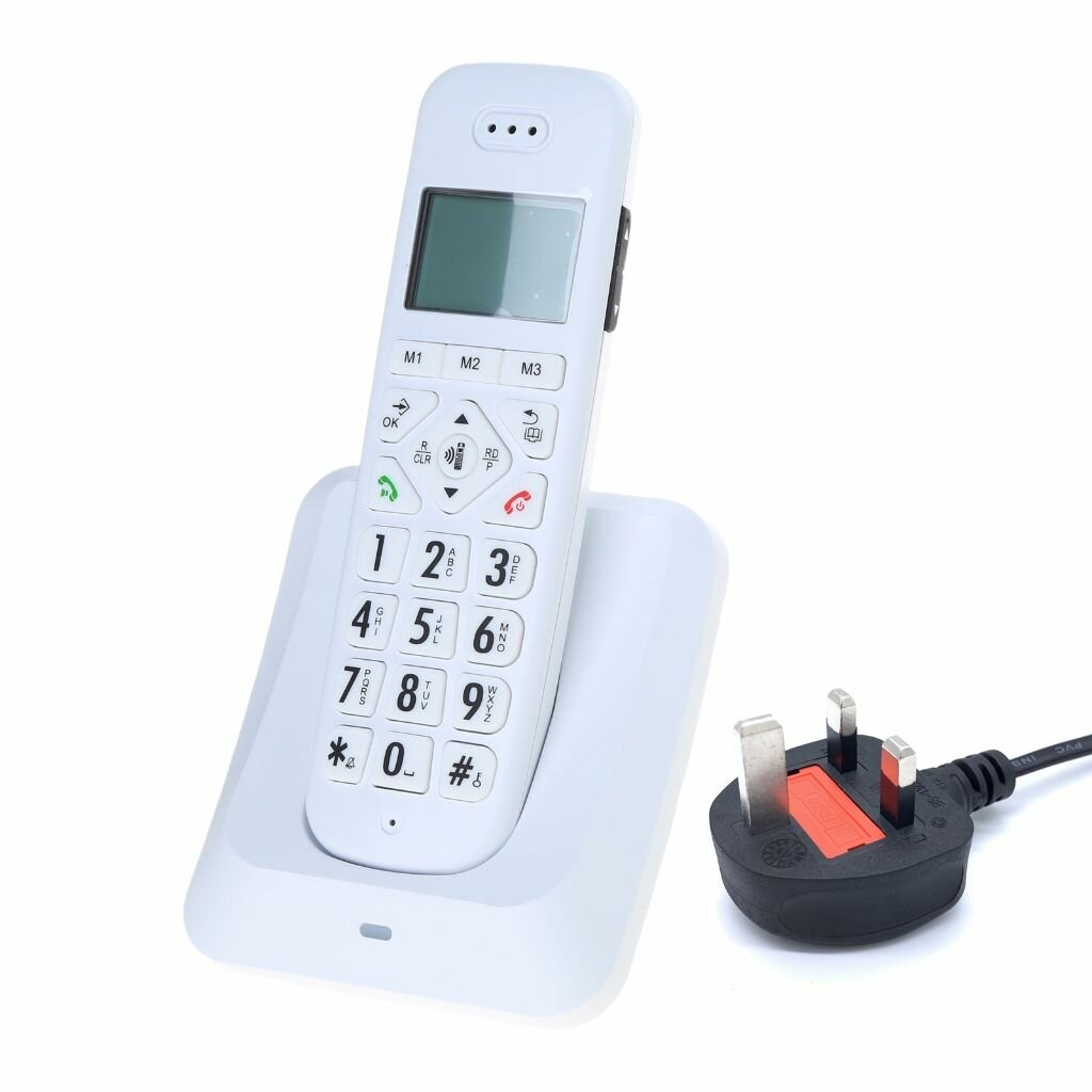 Цифровой беспроводной телефон D1011 ручной с низким уровнем излучения-британский стандарт