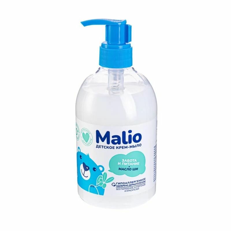 Крем-мыло детское, Малио, 500 мл