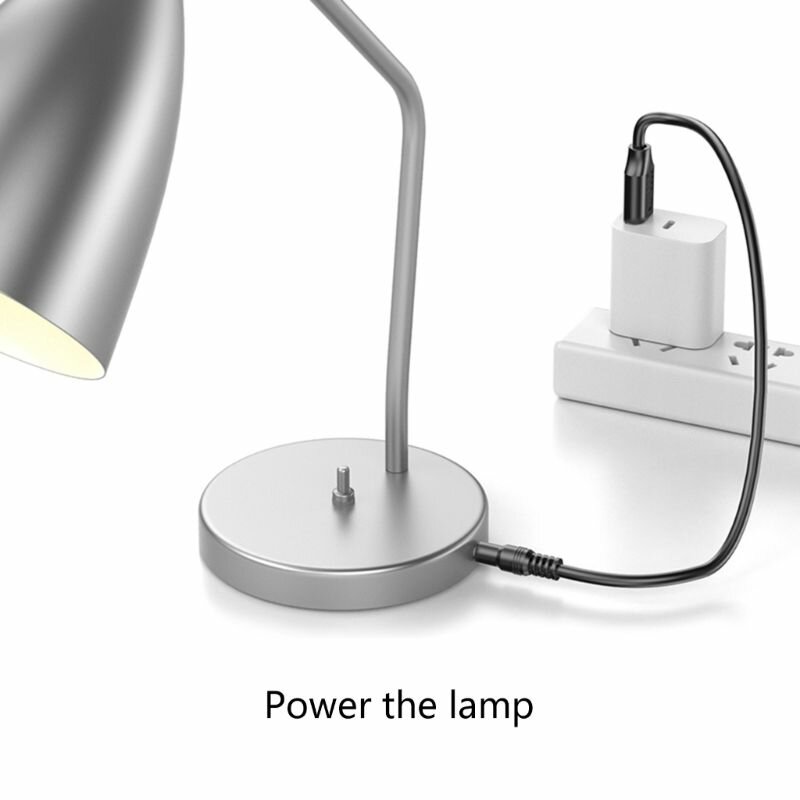 (1 шт.) Зарядный кабель USB-DC с небольшим круглым отверстием 5 В-2 метра-5,5x2,5 мм