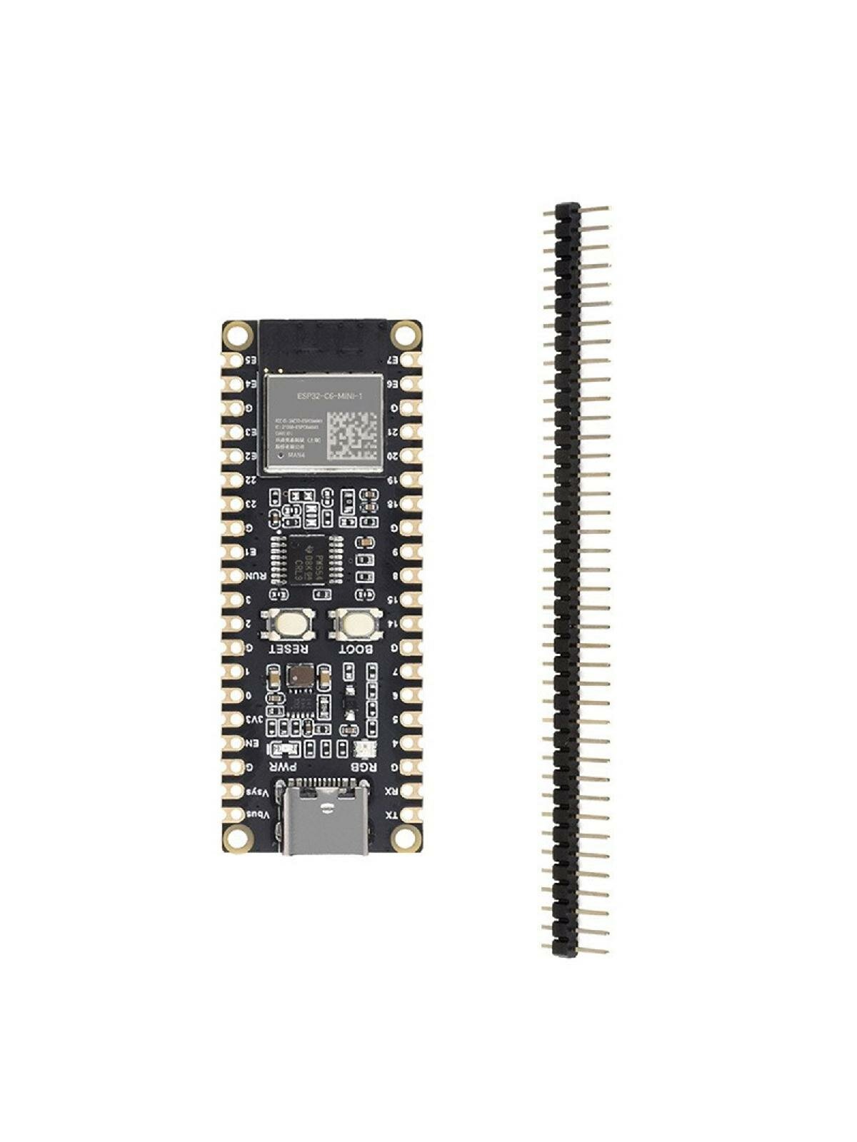 ESP32-C6 Microcontroller ESP32-C6 WiFi6 Development Board 160MHz Processor ESP32-C6-MINI-1 Module