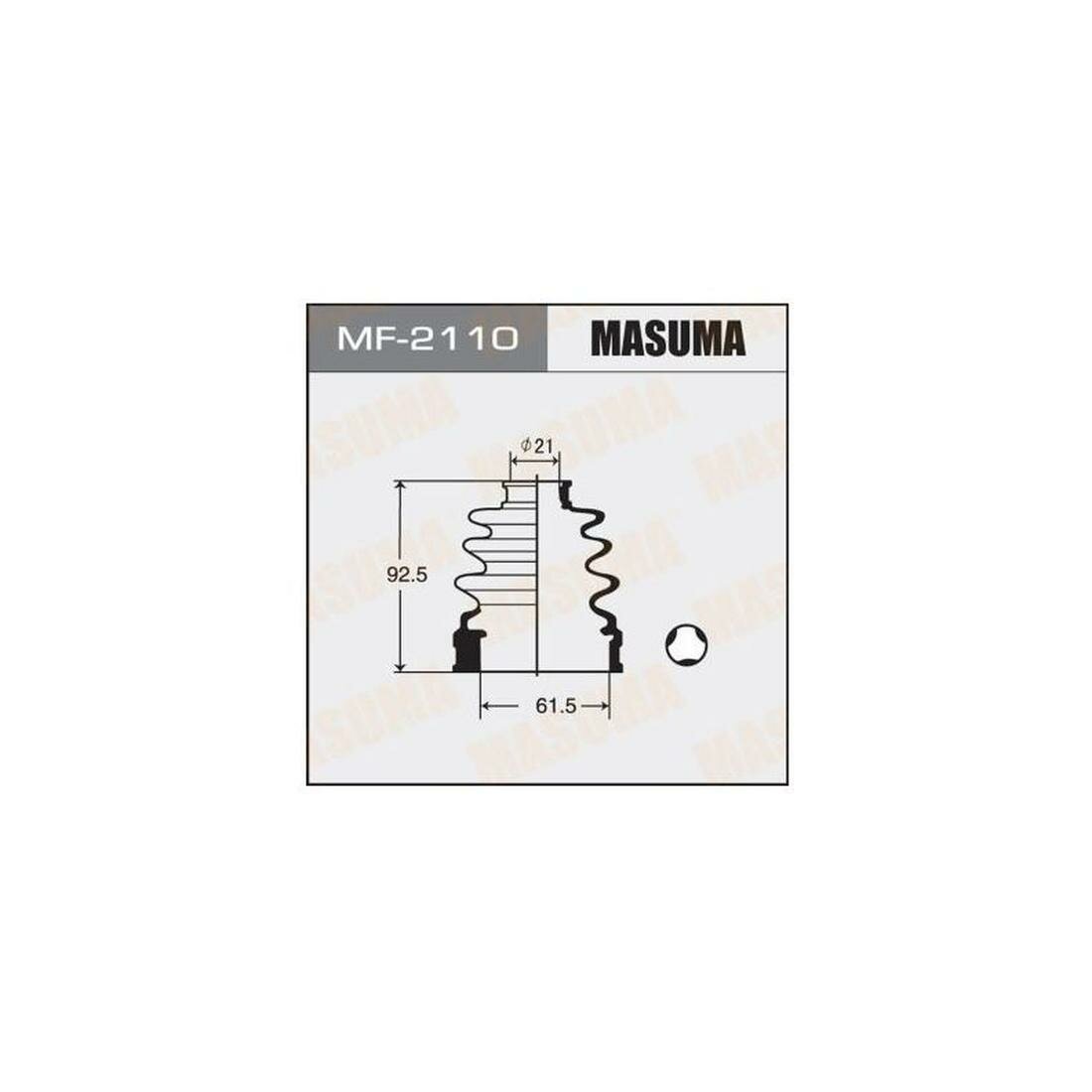 Пыльник шрус для автомобилей Masuma MF2110 (запчасти и комплектующие)