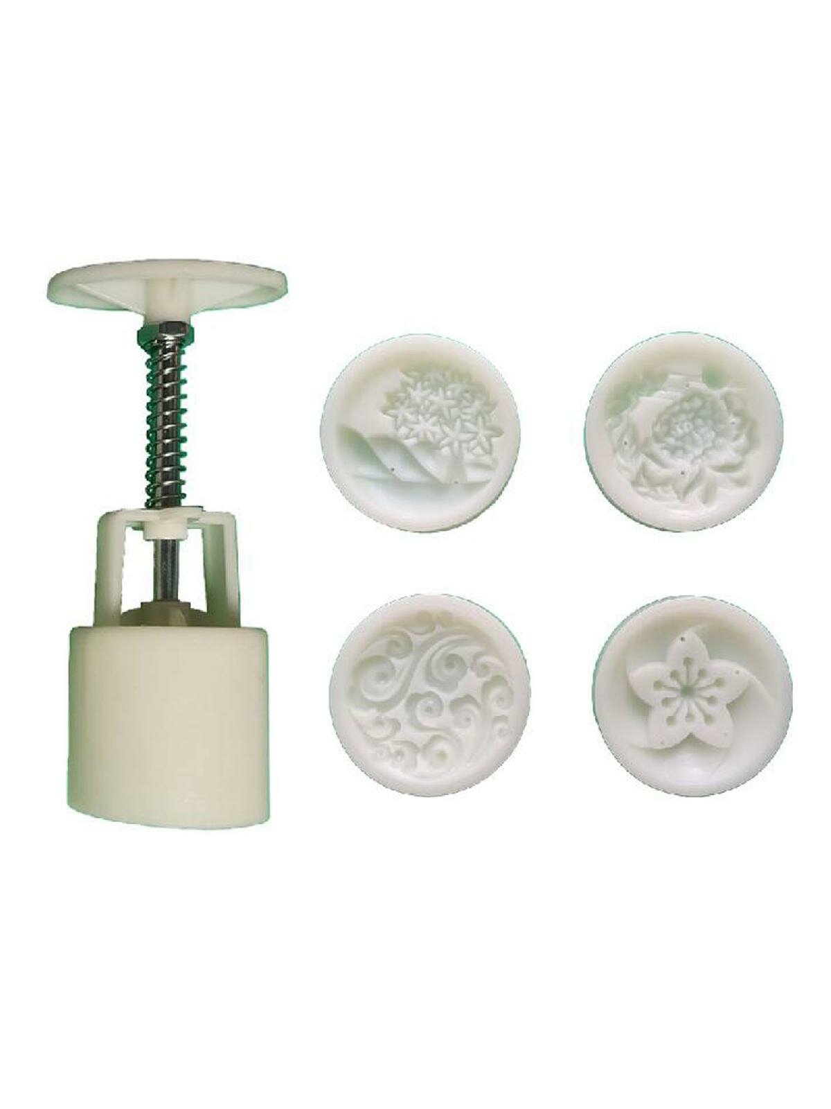 50 г симпатичные пластиковые формы для лунных пряников в форме цветка, форма для лунных пряников своими руками, кухонные принадлежности для выпечки, гаджет для праздника середины осени