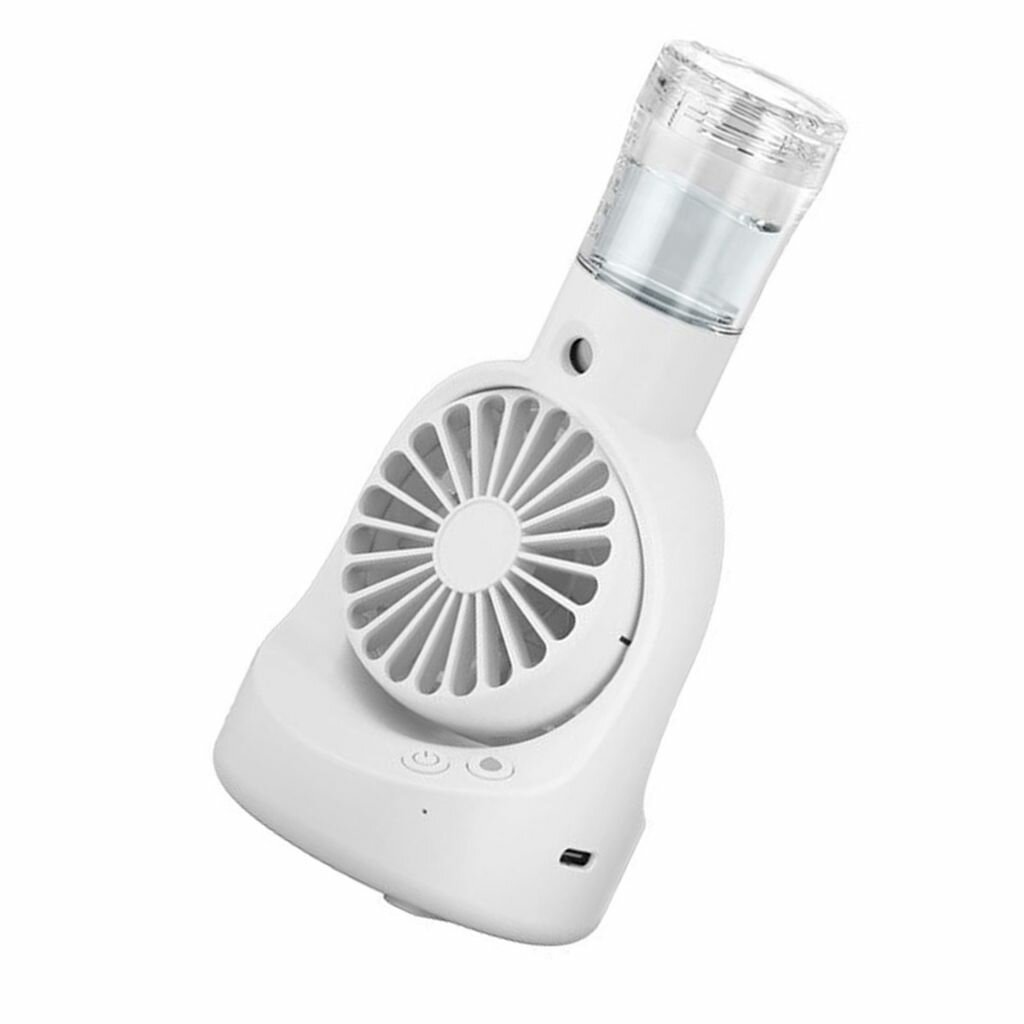Легкий портативный вентилятор, перезаряжаемый увлажнитель с распылением воды, мини-настольный пластиковый материал для стола