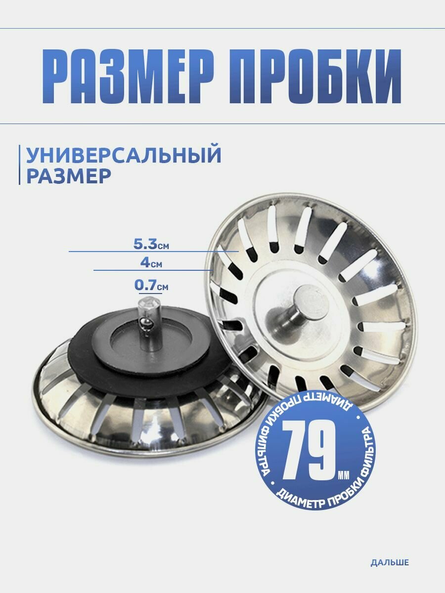 Пробка для ванны — фото 1