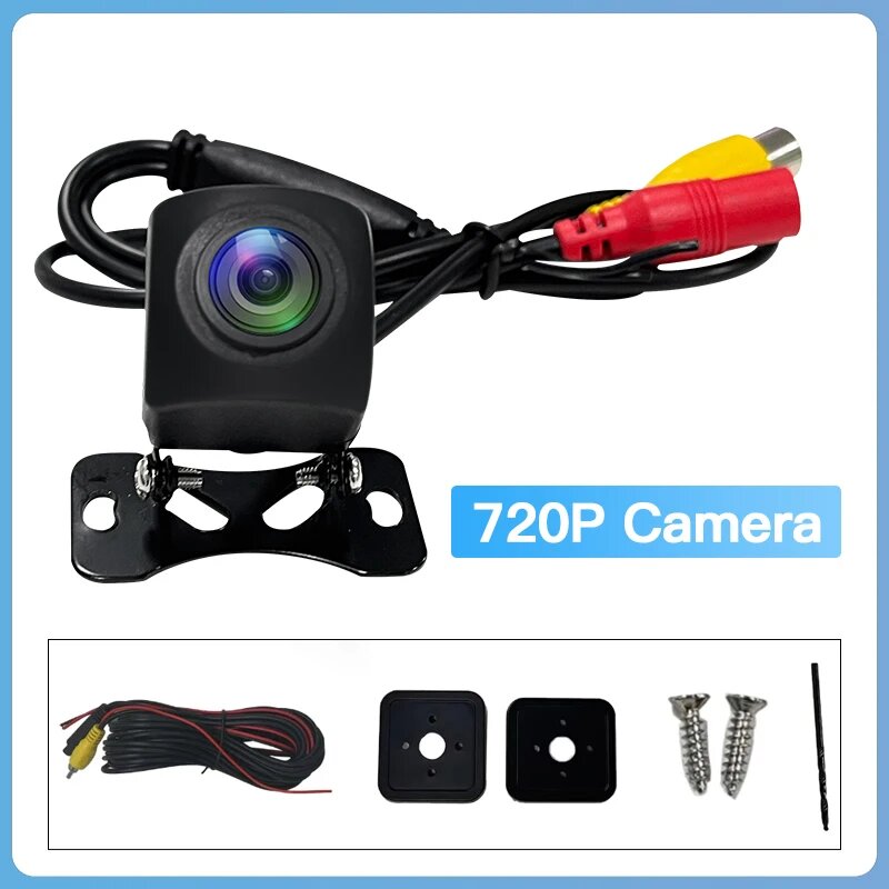 Беспроводная Wi-Fi камера заднего вида 720P Водонепроницаемая HD камера заднего вида 170 ° Широкоугольный вид для парковки ночного видения Водонепроницаемый задний вид