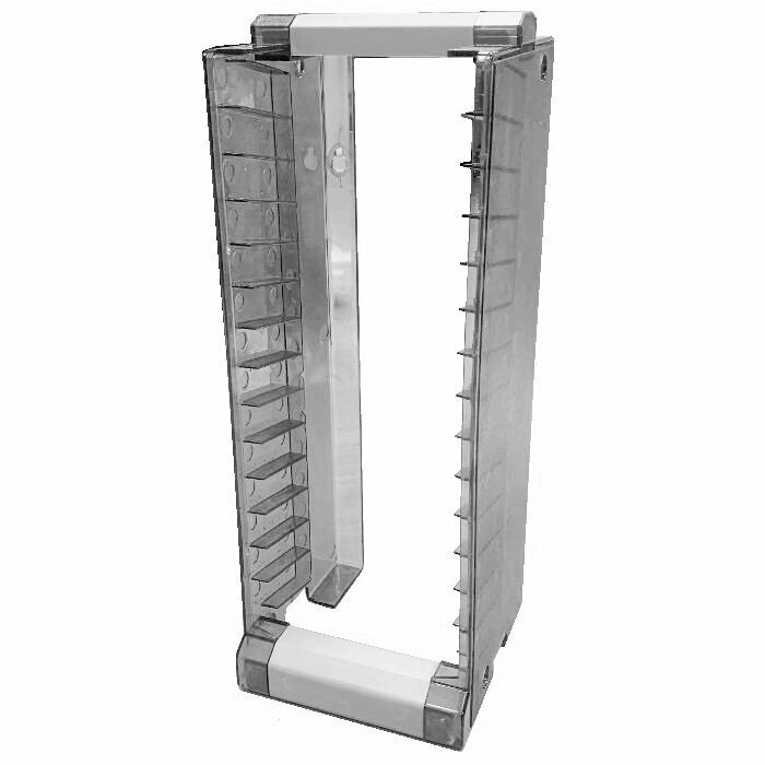 Подставка для аудиокассет AK-14 прозрачная