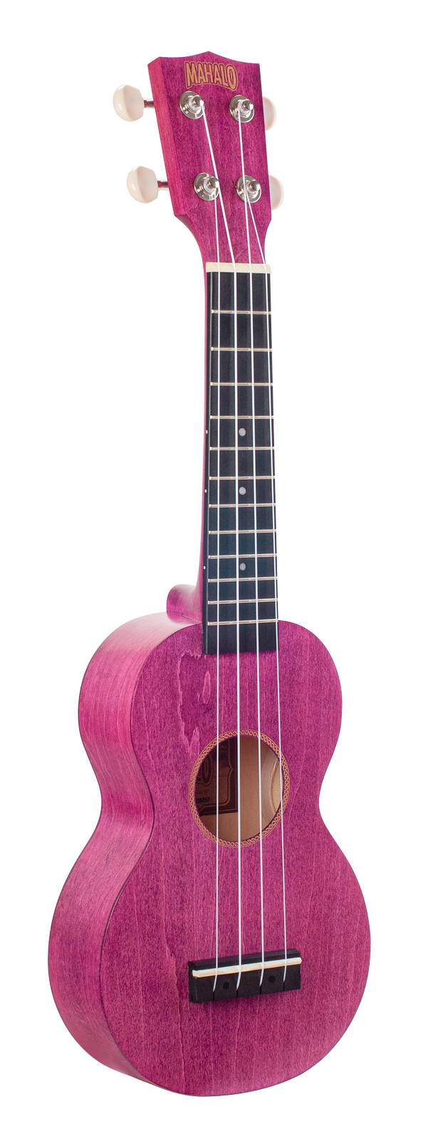 Mahalo ML1BC Укулеле сопрано с чехлом, корпус - липа, гриф - габон, накладка на гриф махагони, струны Aquila Super Nylgut, цвет - Berry Crush, матовая, серия Island Soprano