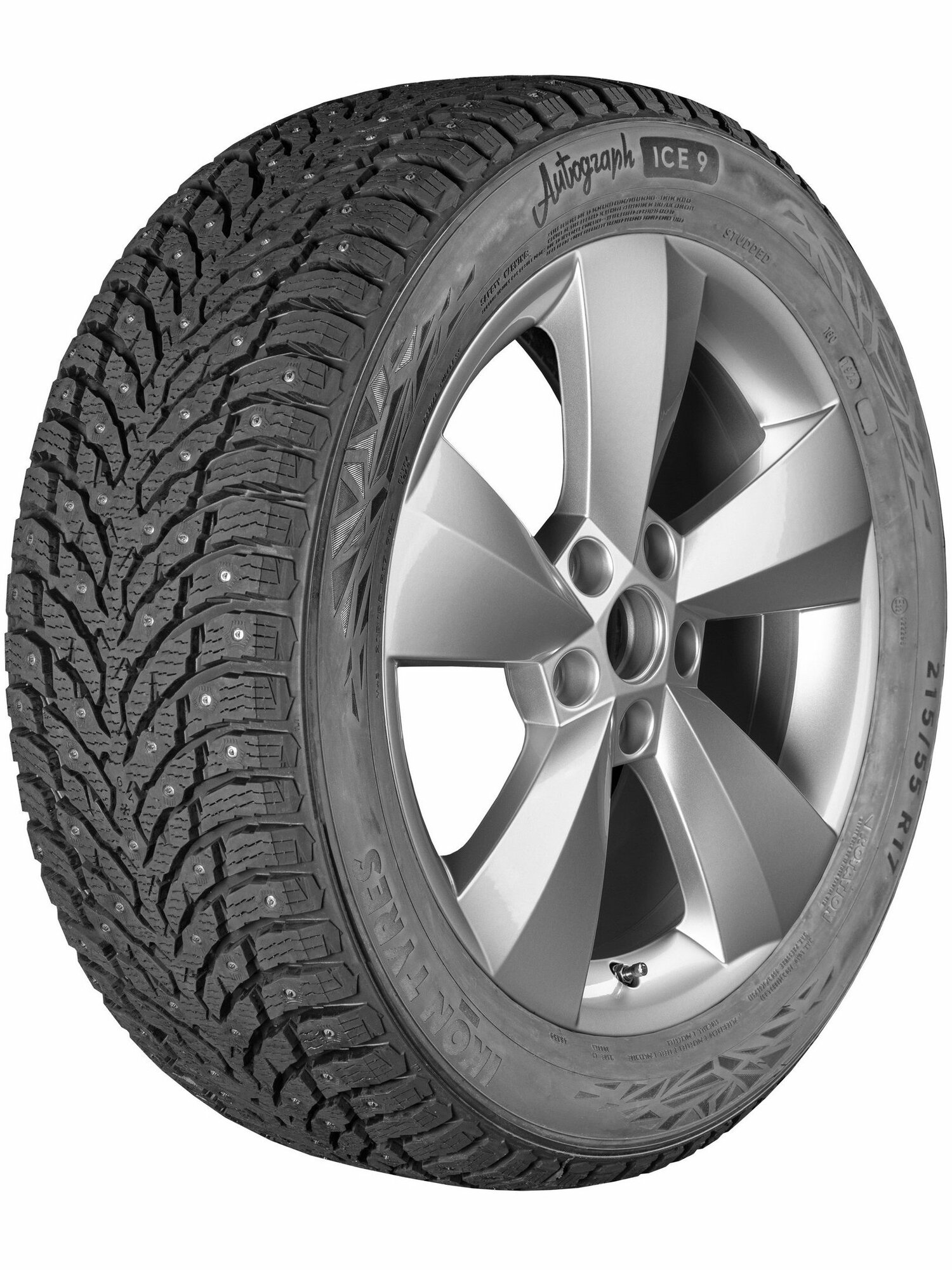 Автошина IKON Tyres 235/50R17 100T XL Autograph Ice 9 TL (шип.), арт. TS72214