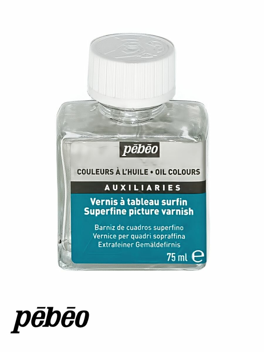 PEBEO лак покрывной Superfine для масляной живописи 75 мл, Глянцевый 650801