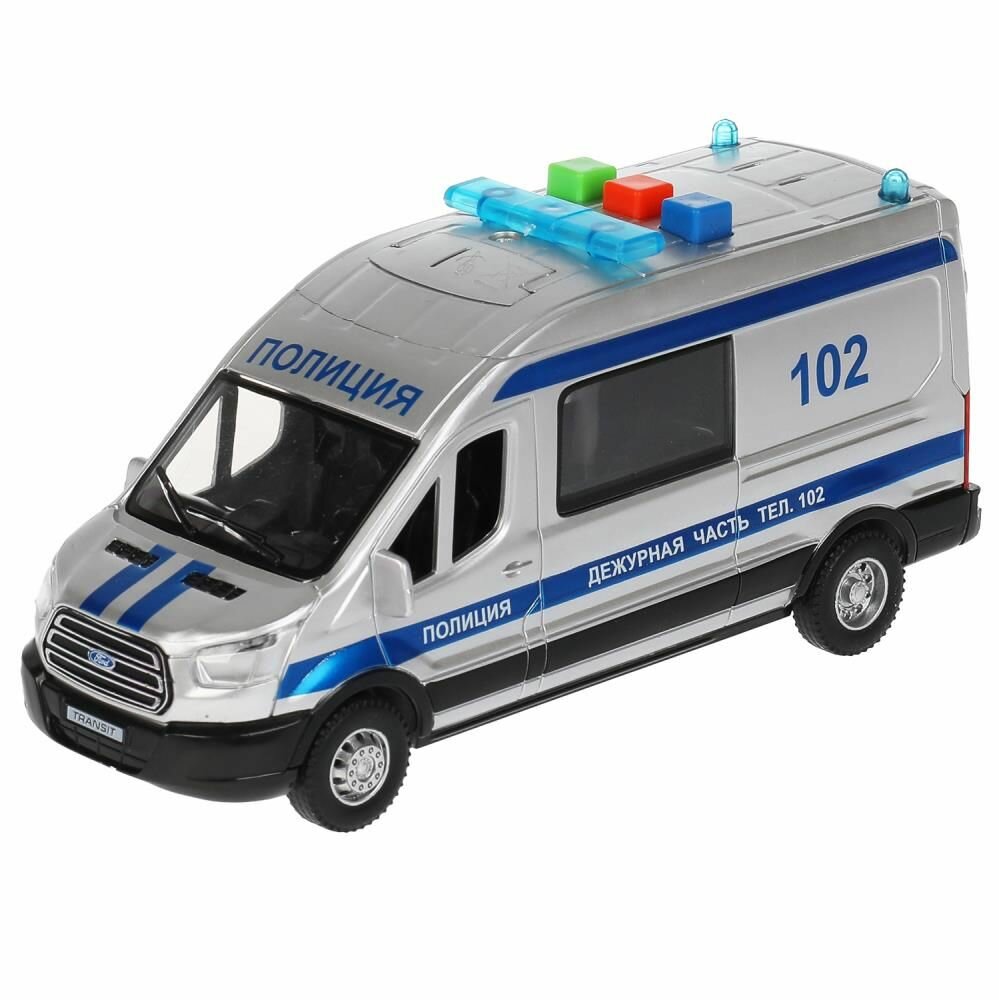 ТехноПарк Машина "Ford Transit Полиция" 16 см