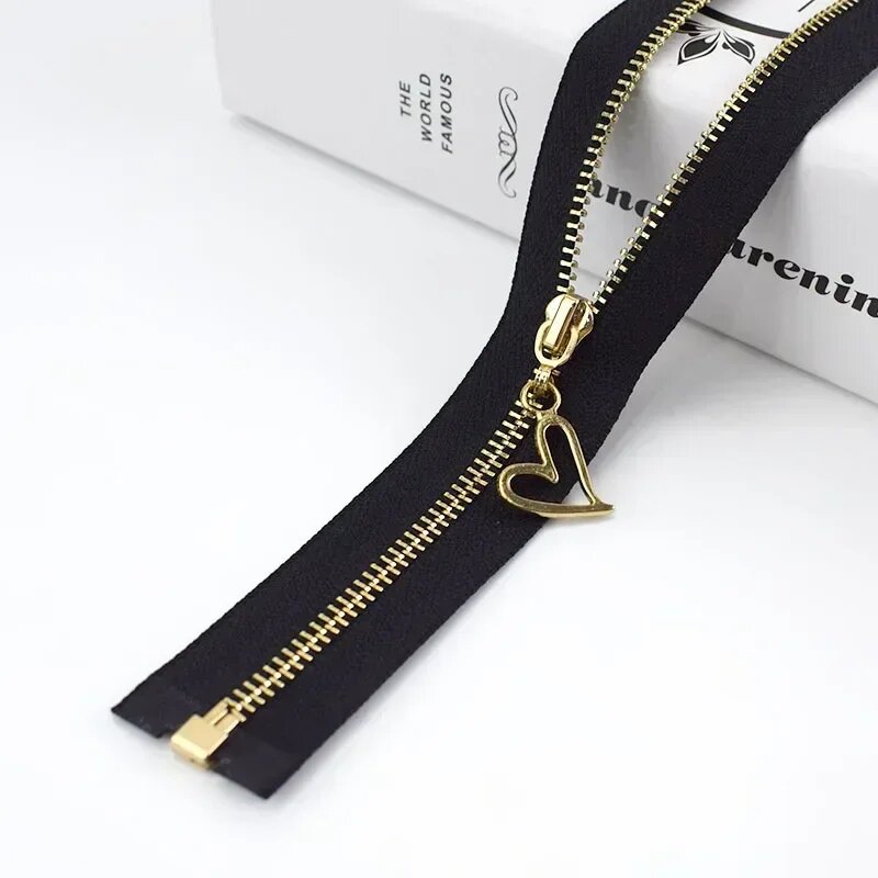 Молнии Meetee 3# металлические BlackGold 25cm-Close-End