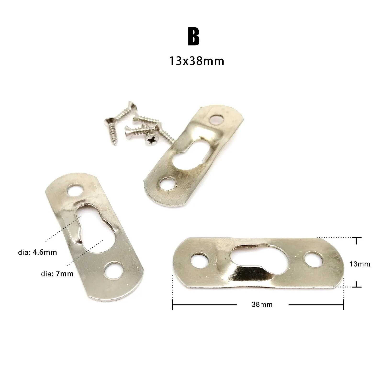 Крючки для картин HZYUEGOU xlhg 5 типов 25pcs B silver