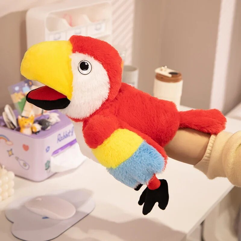 Плюшевая перчаточная кукла попугай Parrot