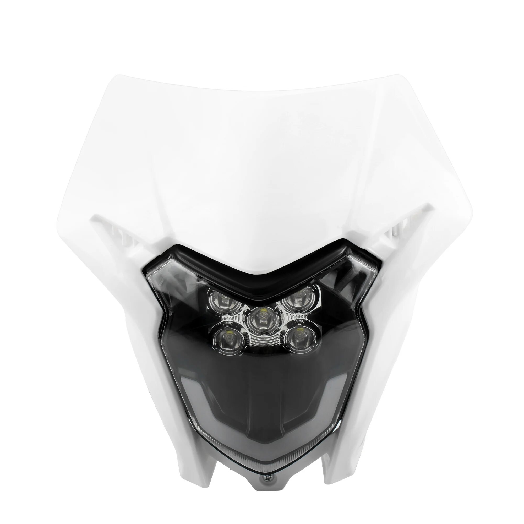 Универсальная Светодиодная Фара Для Мотоциклов Honda CRF 150 230 250 300 450, Белый, LED white