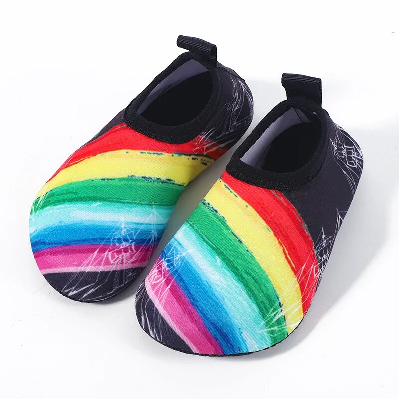 Детская обувь. Детская уличная пляжная обувь босиком для мальчиков. 30-31(18.5-19.5cm), Rainbow