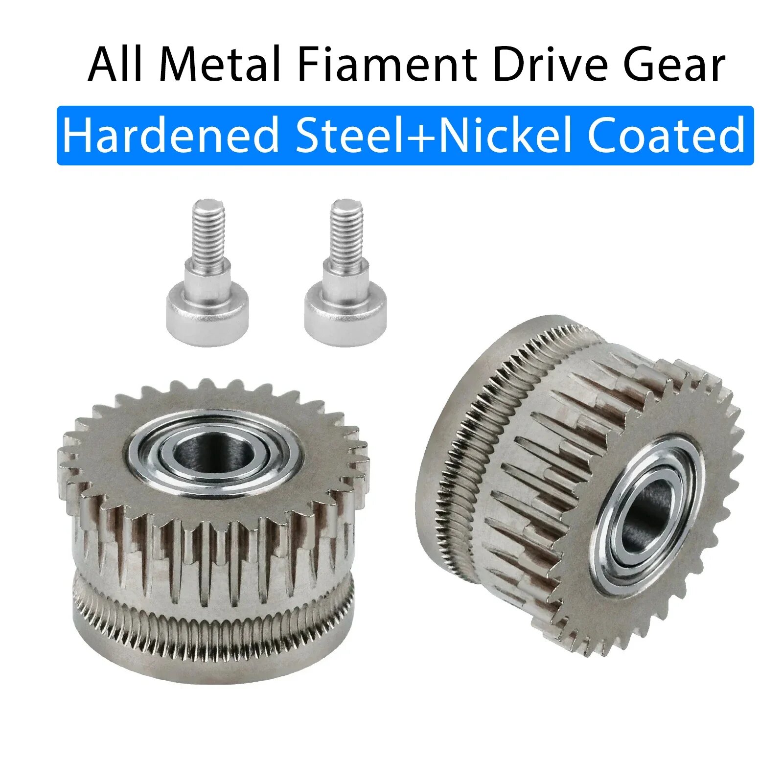 Ender 3 V3 Plus Аксессуары K1C Экструдер Металлические шестерни Ender 3 V3 Шестерни Полностью металлический экструдер Высокая твердость для Creality K1 K1 Max