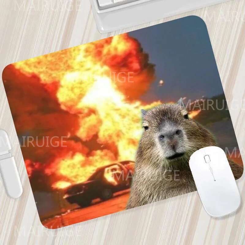 Забавный мем, маленький коврик для мыши, кавайный офисный коврик, геймерские коврики, милые настольные коврики, игровой аксессуар, мышь, стол, ковер, поверхность для компьютера