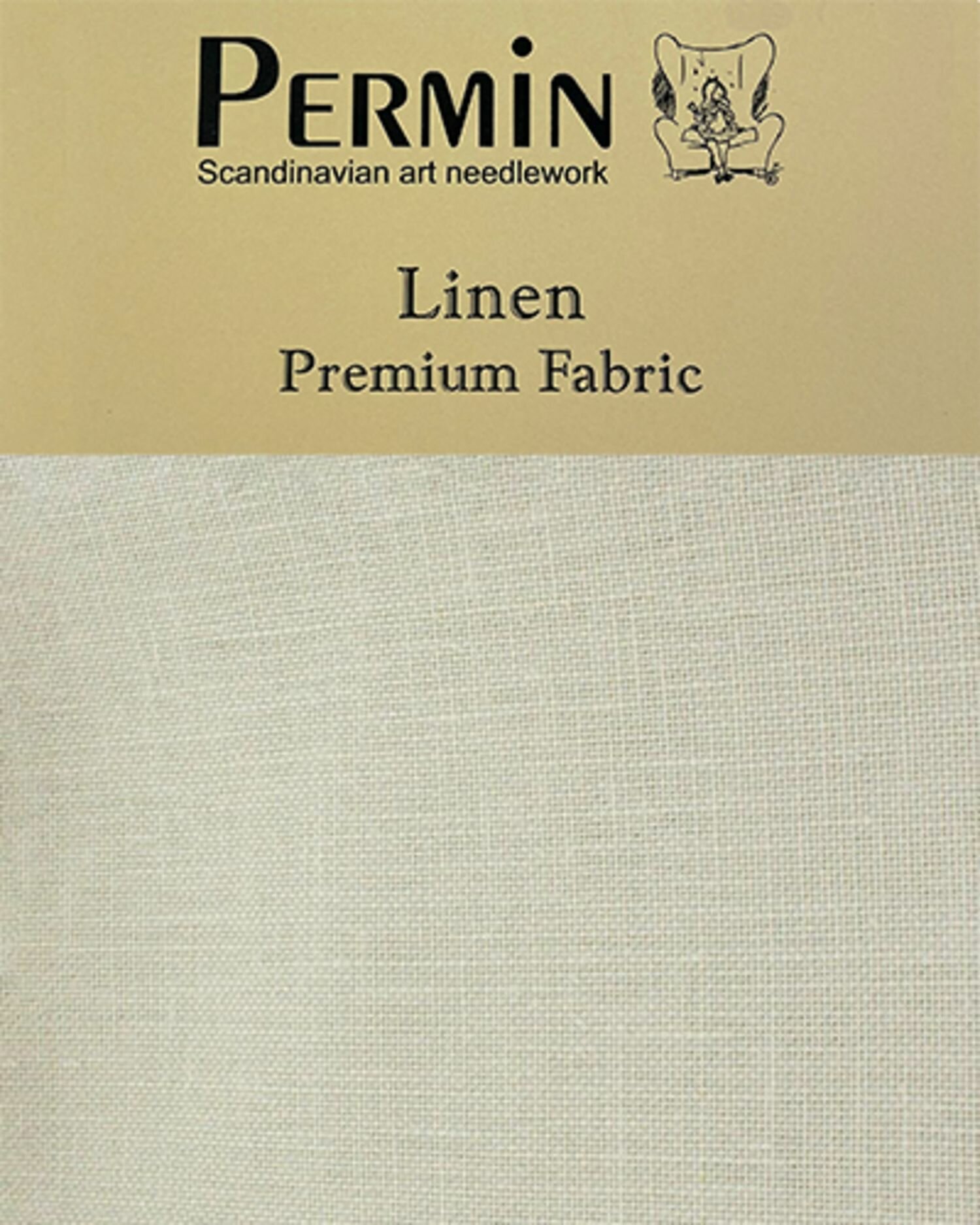 Канва Permin Linen 40 ct. (35x25 см, цвет 110) 100% лён