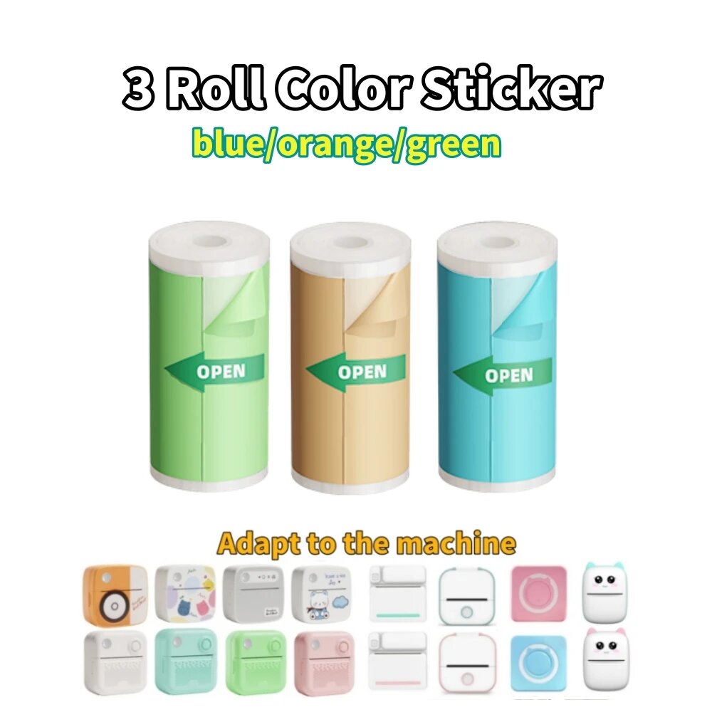 Dolewa D8 Портативный принтер Термальная бумага Наклейки Бумага Мини-принтеры Этикетки Принтер для фотопечать на подарок