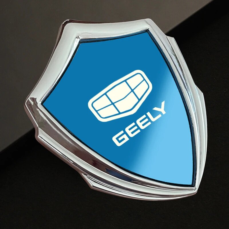 Эмблема Geely Silver Blue на крышку багажника