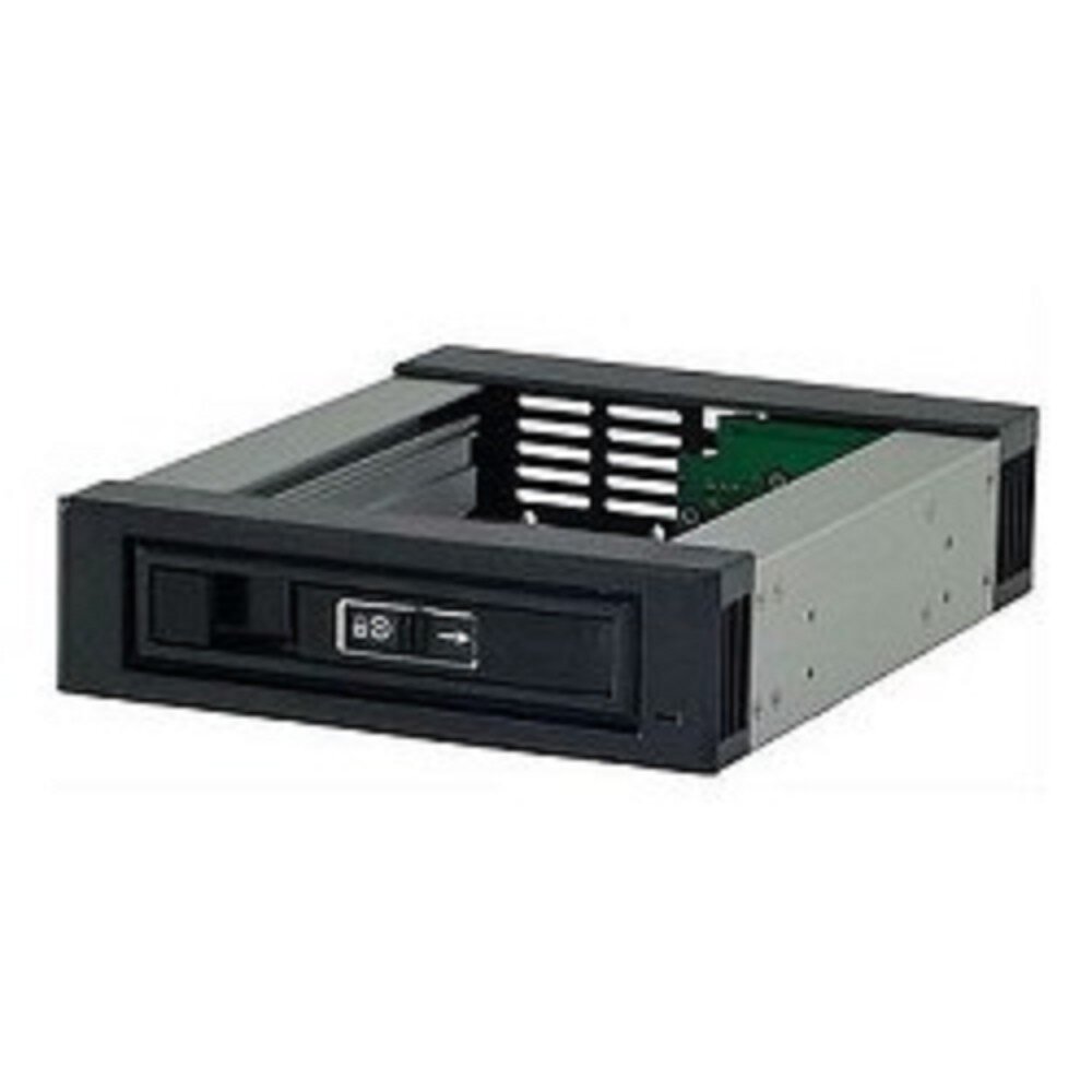 Корзина для жестких дисков HDD/SSD Procase L3-101-SATA3-BK Hot-swap корзина 1 SATA3/SAS 6Gb, черный, с замком, hotswap aluminium mobie rack module 1x5,25 1xFAN 40x15mm