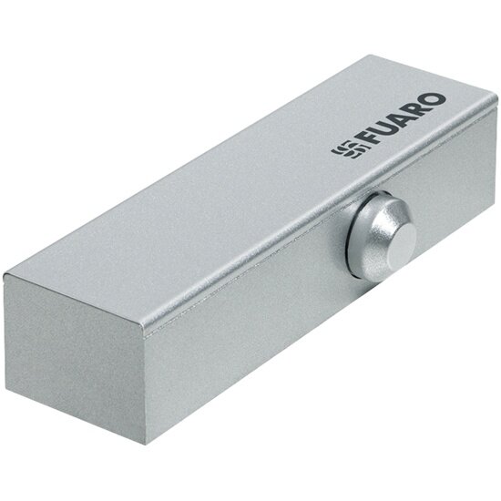 Fuaro Доводчик дверной DCQ20-4 (40-80 кг) AL w/o arm до 80 кг (алюминий) без тяг в комплекте