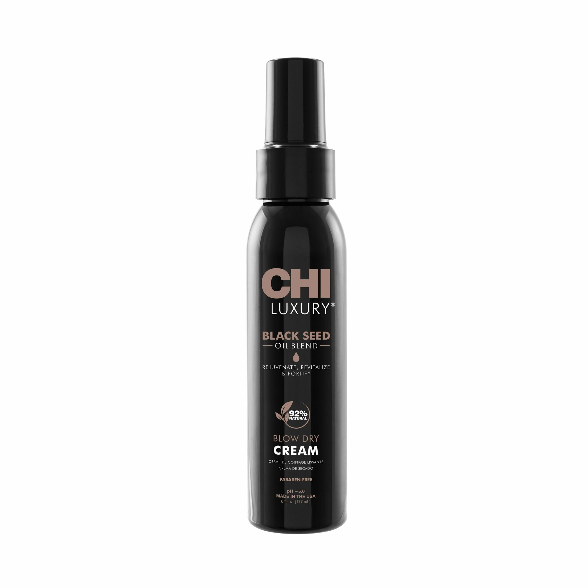 CHI Luxury Black Seed Oil Blow Dry Cream - Крем для укладки волос с экстрактом семян черного тмина, 177 мл