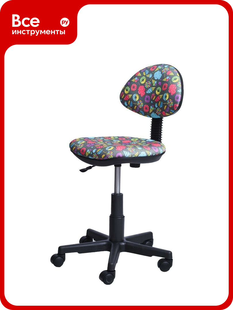 Кресло Фабрикант Логика Ткань KiDS №25 сладости О PL 540 б/подл ролик ст. X1508572 4610018465867, резиновая