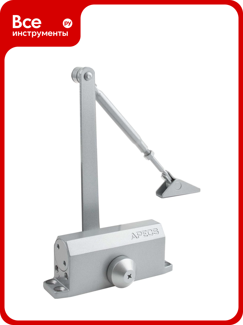 Дверной доводчик APECS DC-20.3/0950/065-A1-SL 18916, 950 мм