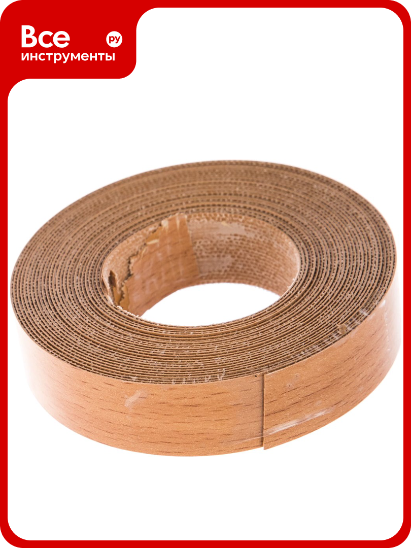 Кромочная меламиновая лента с клеем Tech-Krep/Zitar 19 мм, бук натуральный, 5 м, Область применения