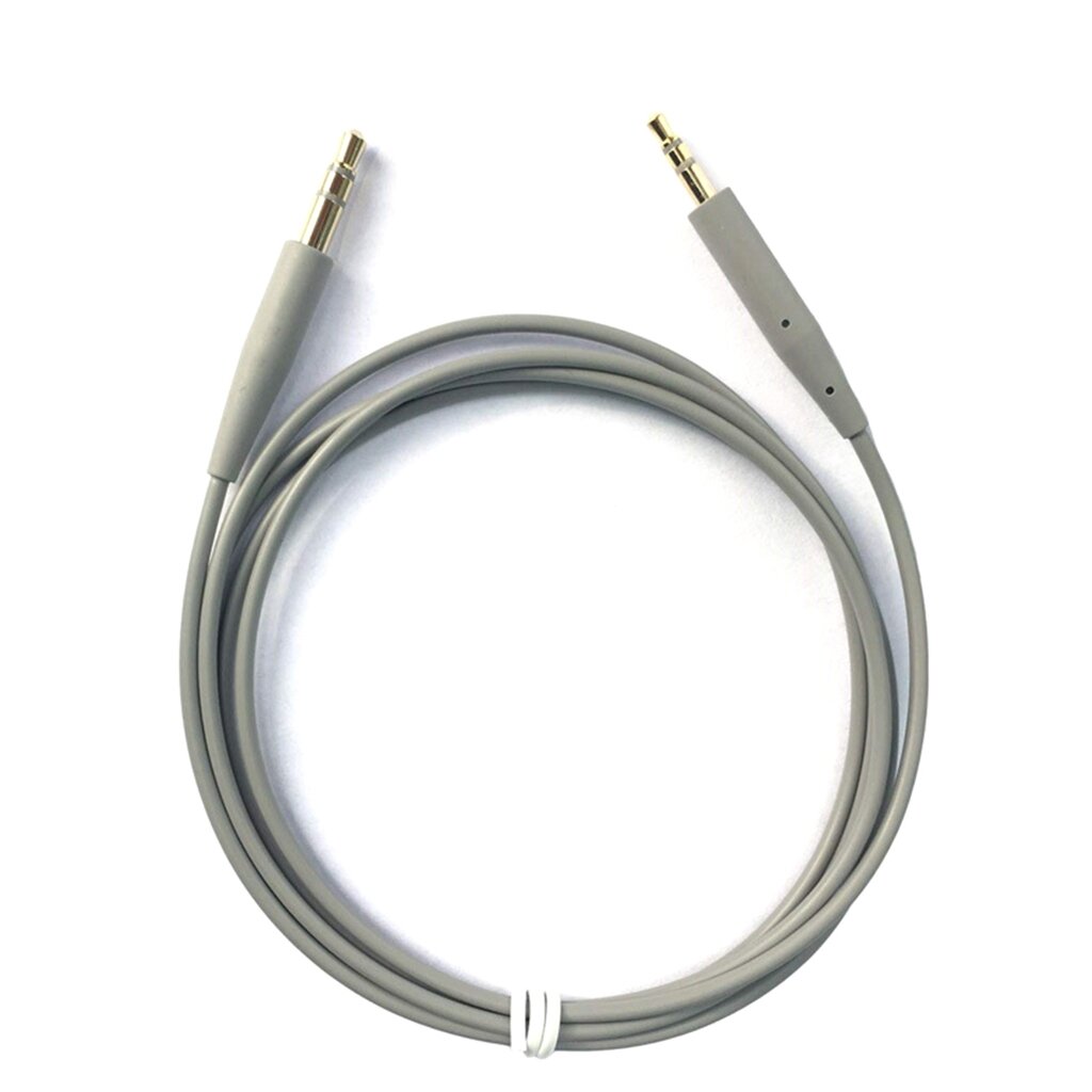 Аудиокабель для наушников QC45 с регулятором громкости и позолоченными разъемами